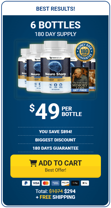 Neuro Sharp™ | Brain Health Supplement for Memory, Focus & Cognitive ...